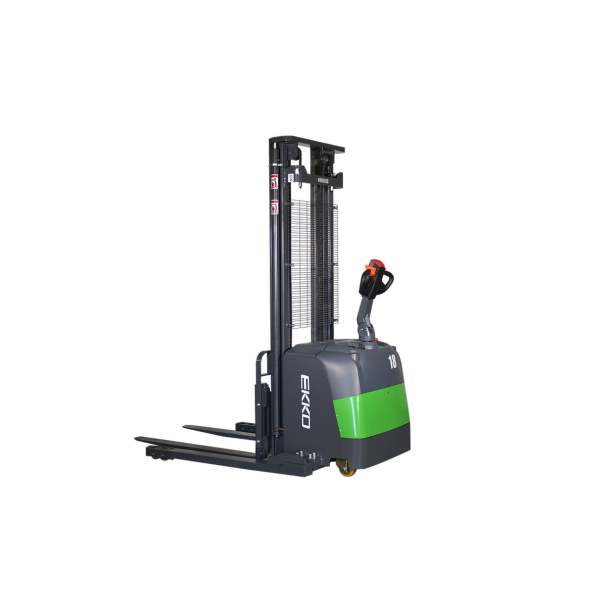 Straddle Stacker – EKKO EB18C, 4,000 lb Cap, 118–145” Lift — Lift Pro ...