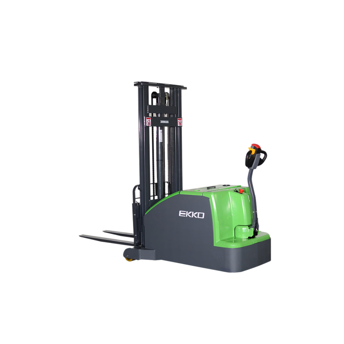 Lithium Counterbalanced Walkie Stacker – EKKO EK14CS-130Li, 3,000 lb ...